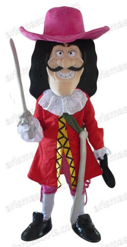 pirate Captain Hook mascot costume Buy Mascots Online Custom Mascot ...