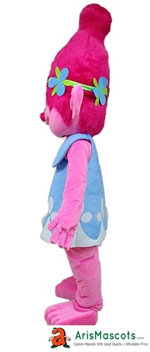 Trolls character Poppy mascot costume cartoon mascot costumes for party ...