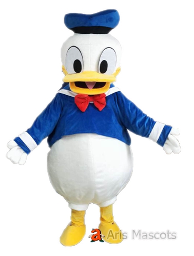 Adult Donald duck costume for birthday party cartoon character mascot ...