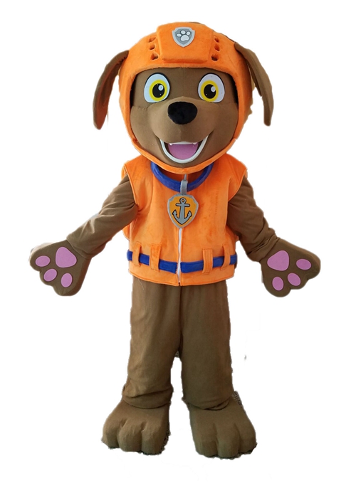 Adult Paw Patrol Zuma Costume for Party Full Body Plush Suit
