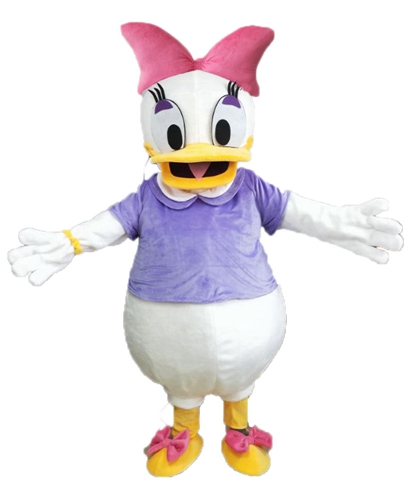 Adult Daisy Duck Costume Plush Fur Suit for Party