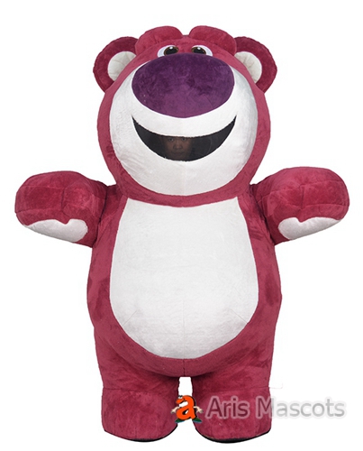 Inflatable Lotso Bear Costume for Events Adult Full Body Blow Up Suit ...