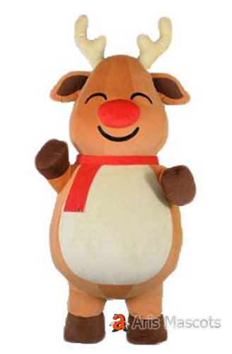 Inflatable Reindeer Costume for Christmas Events Full Body Blow Up ...