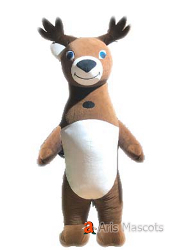 Inflatable Reindeer Costume for Christmas Events Full Body Blow Up ...