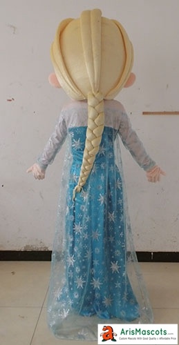Frozen Princess Elsa mascot costume Deguisement Mascotte Custom Mascots ...